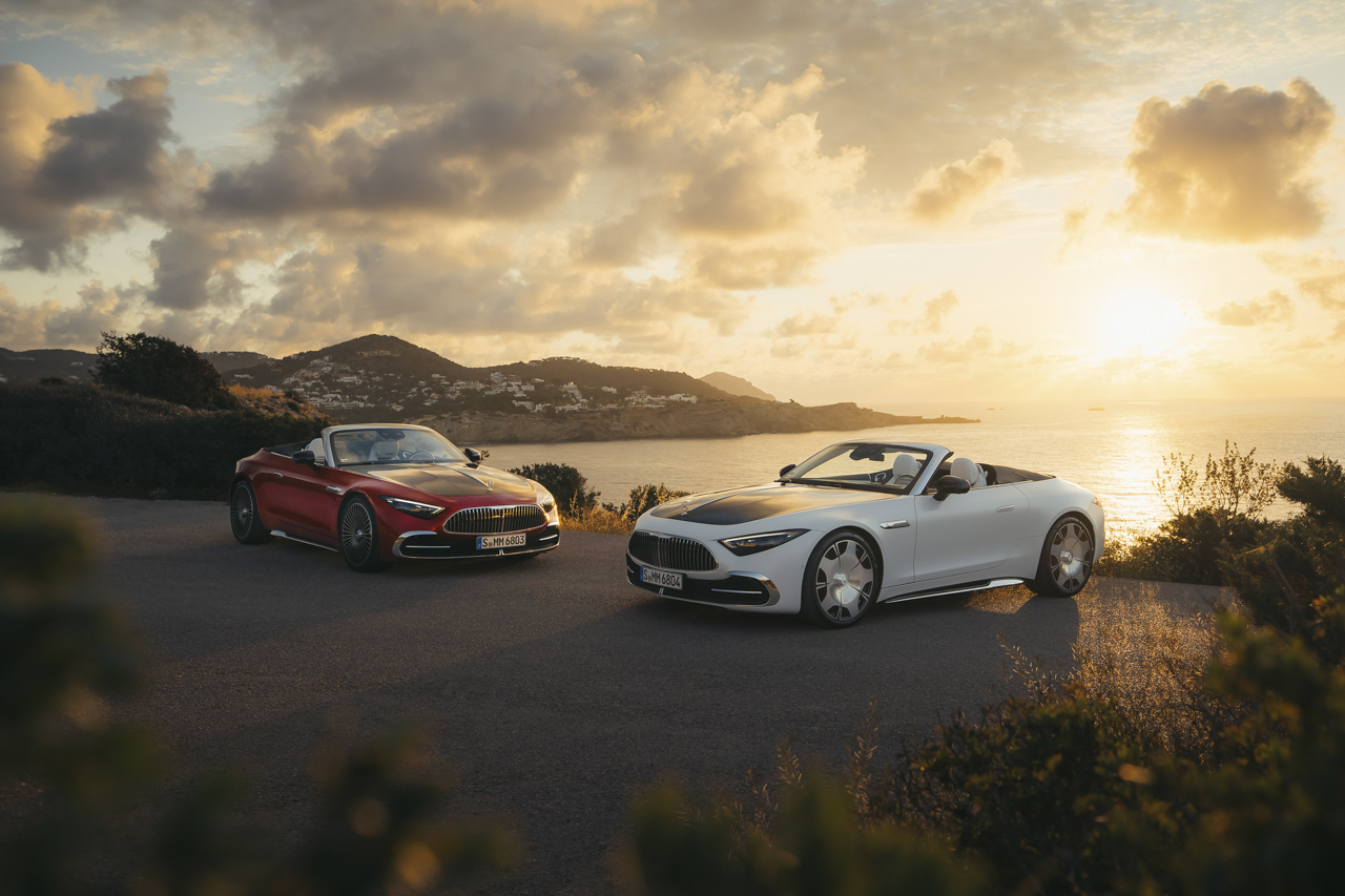 The sublime new Mercedes‑Maybach SL Monogram Series is open-top ...